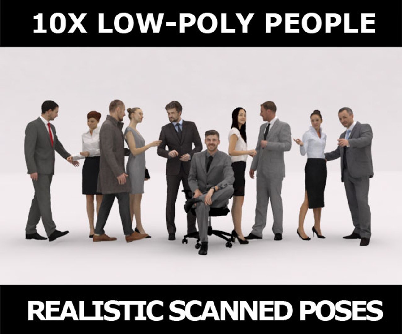 Scanned People Casual 3D Model - TurboSquid 1463417