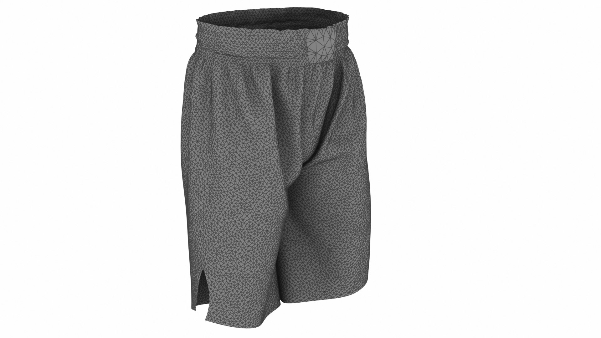 3D Boxing Short Blue Model - TurboSquid 1947917