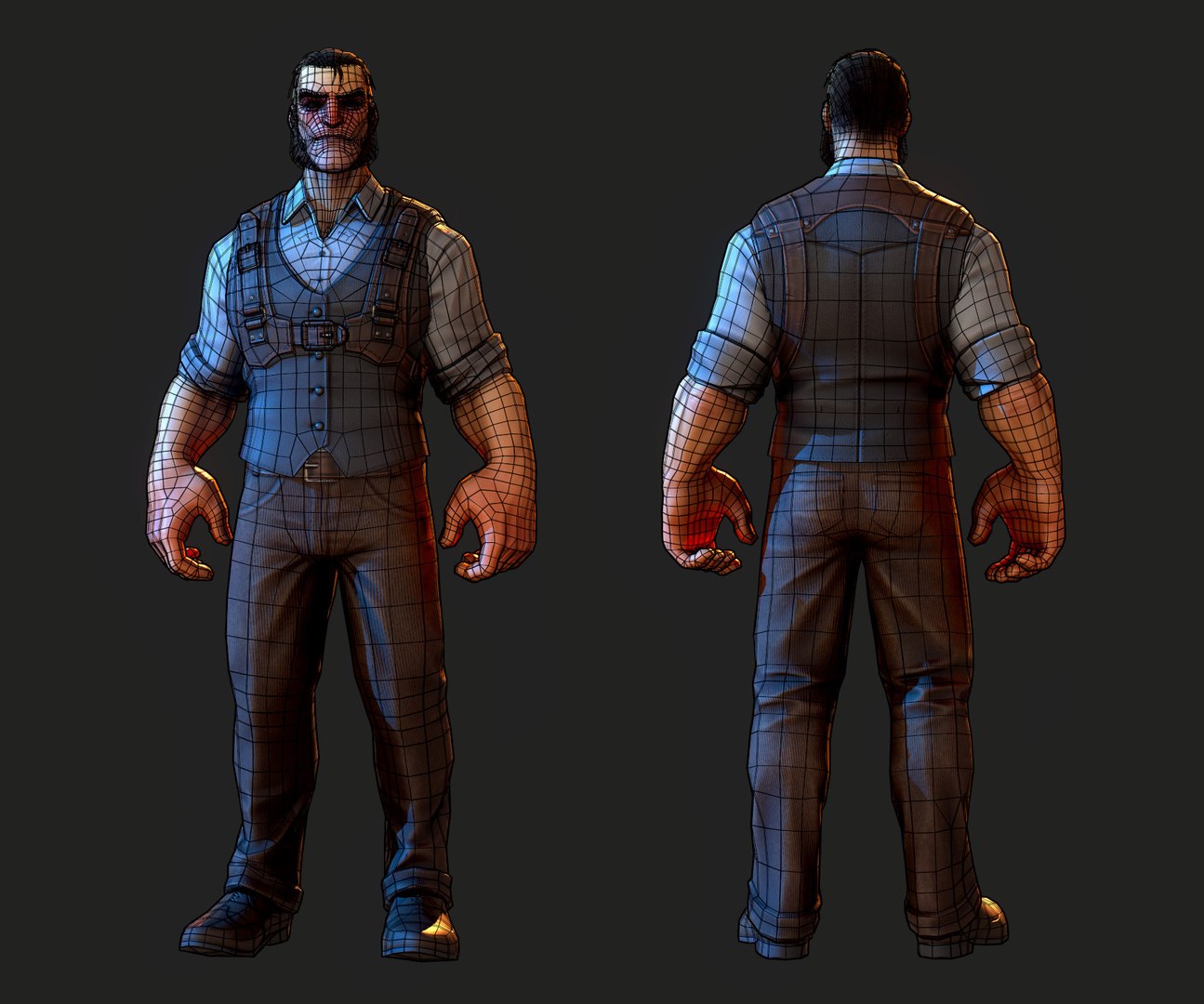 Rig Animation 3D Model - TurboSquid 1435861