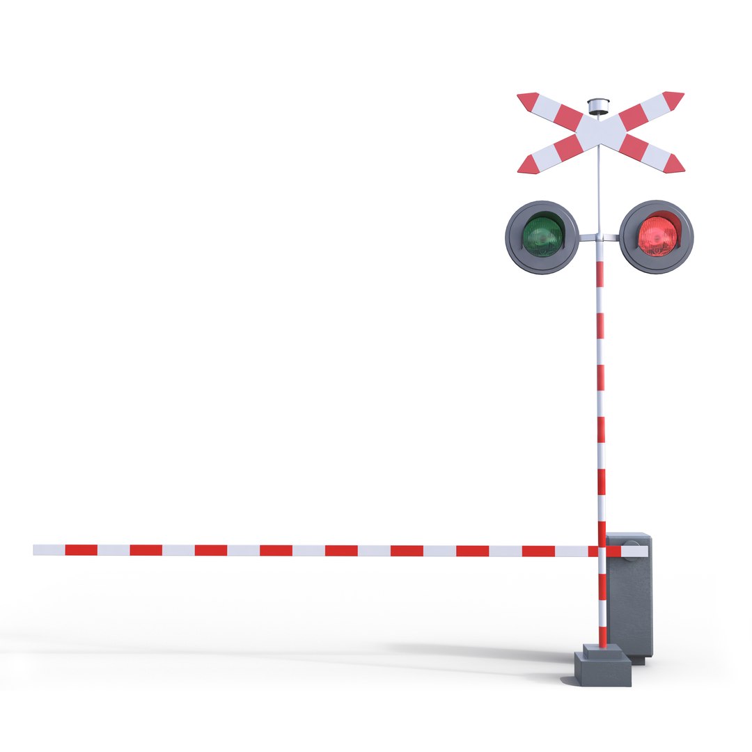 modèle 3D de Barrière ferroviaire - TurboSquid 1732414