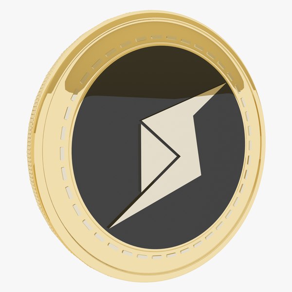 3D model BOLT Cryptocurrency Gold Coin - TurboSquid 1783313