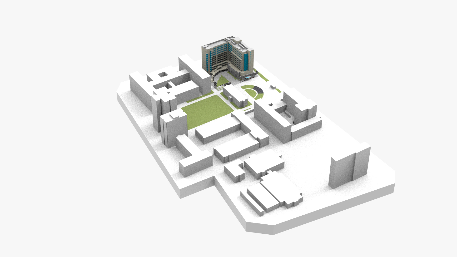 NTUST International Building 3D Model - TurboSquid 1810112