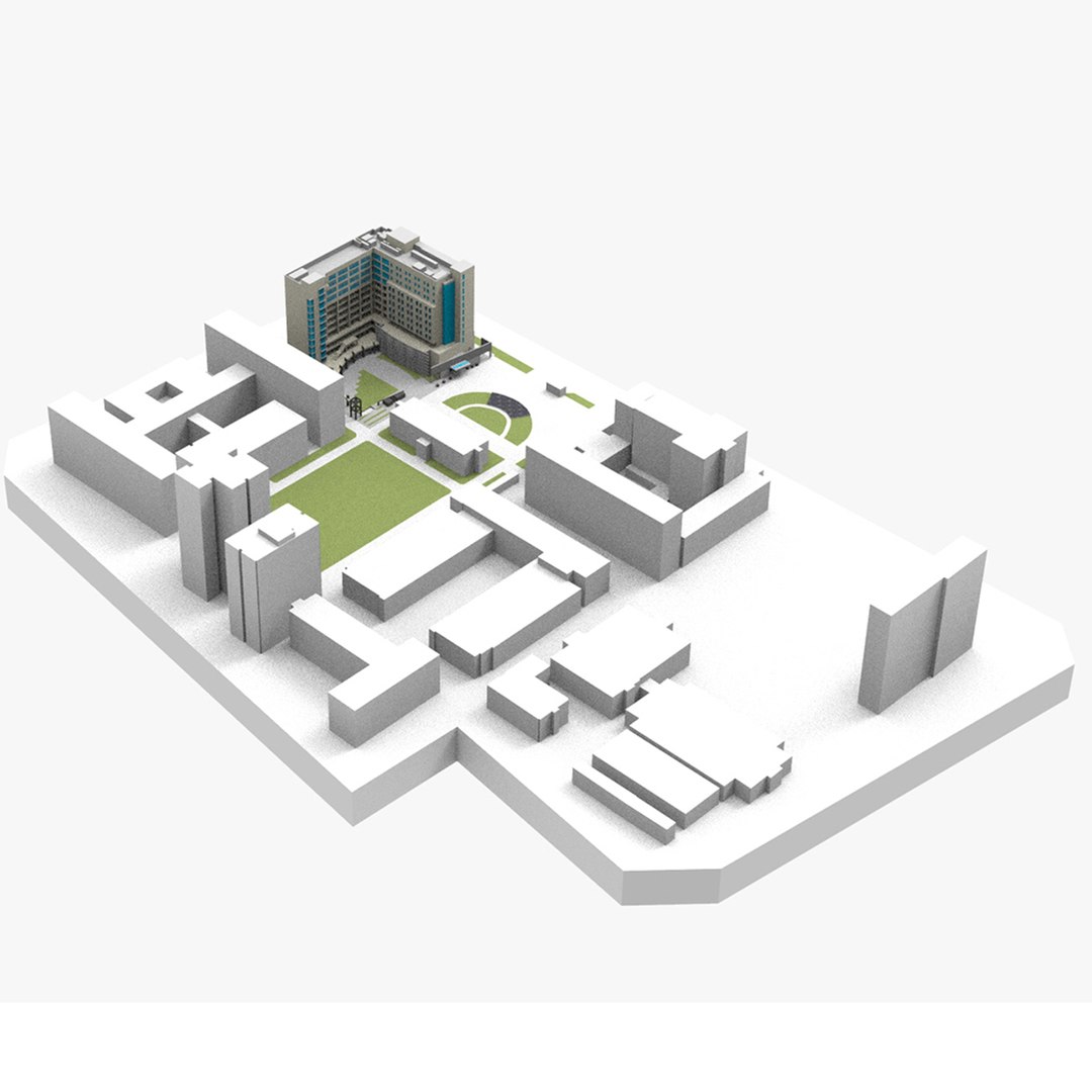 NTUST International Building 3D Model - TurboSquid 1810112