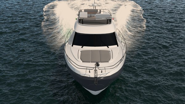 modelo 3d Yate Prestige F-Line 420 - TurboSquid 2138704