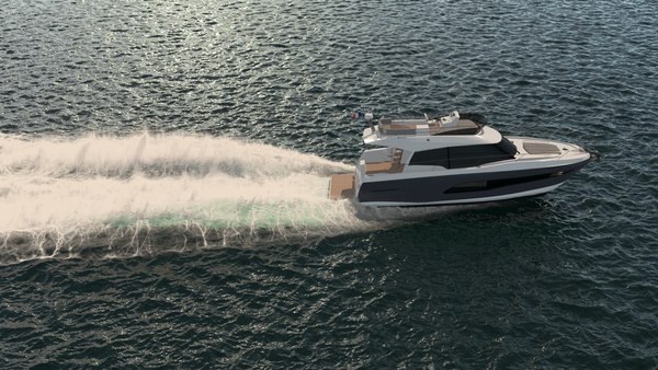 modelo 3d Yate Prestige F-Line 420 - TurboSquid 2138704