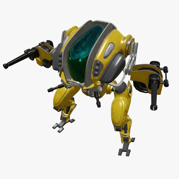 3D модель Mech Juggernaut yellow - TurboSquid 2042194