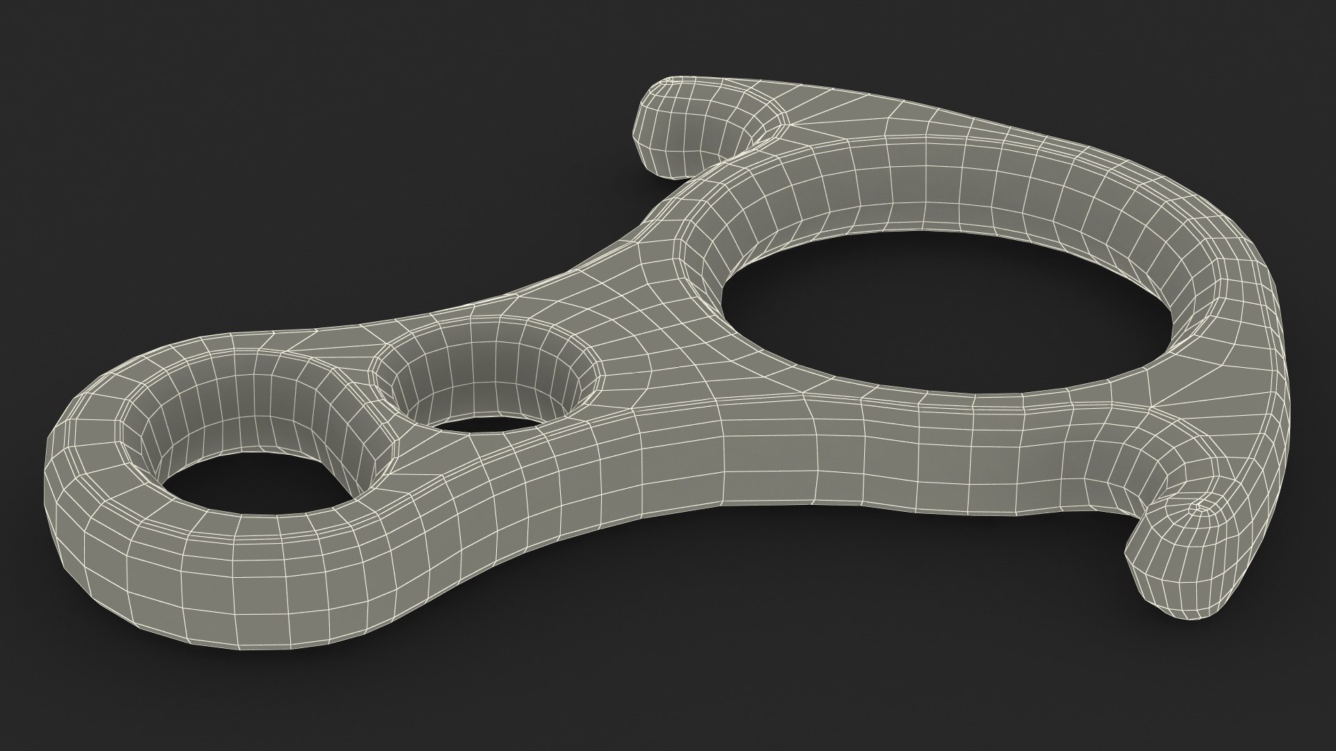 3D Stainless Steel Rescue Figure Eight Belay - TurboSquid 2191639