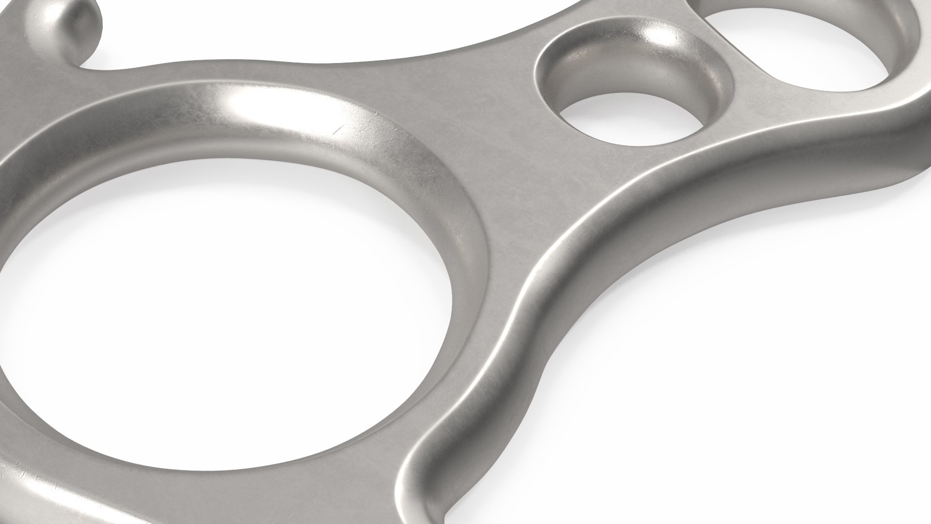 3D Stainless Steel Rescue Figure Eight Belay - TurboSquid 2191639