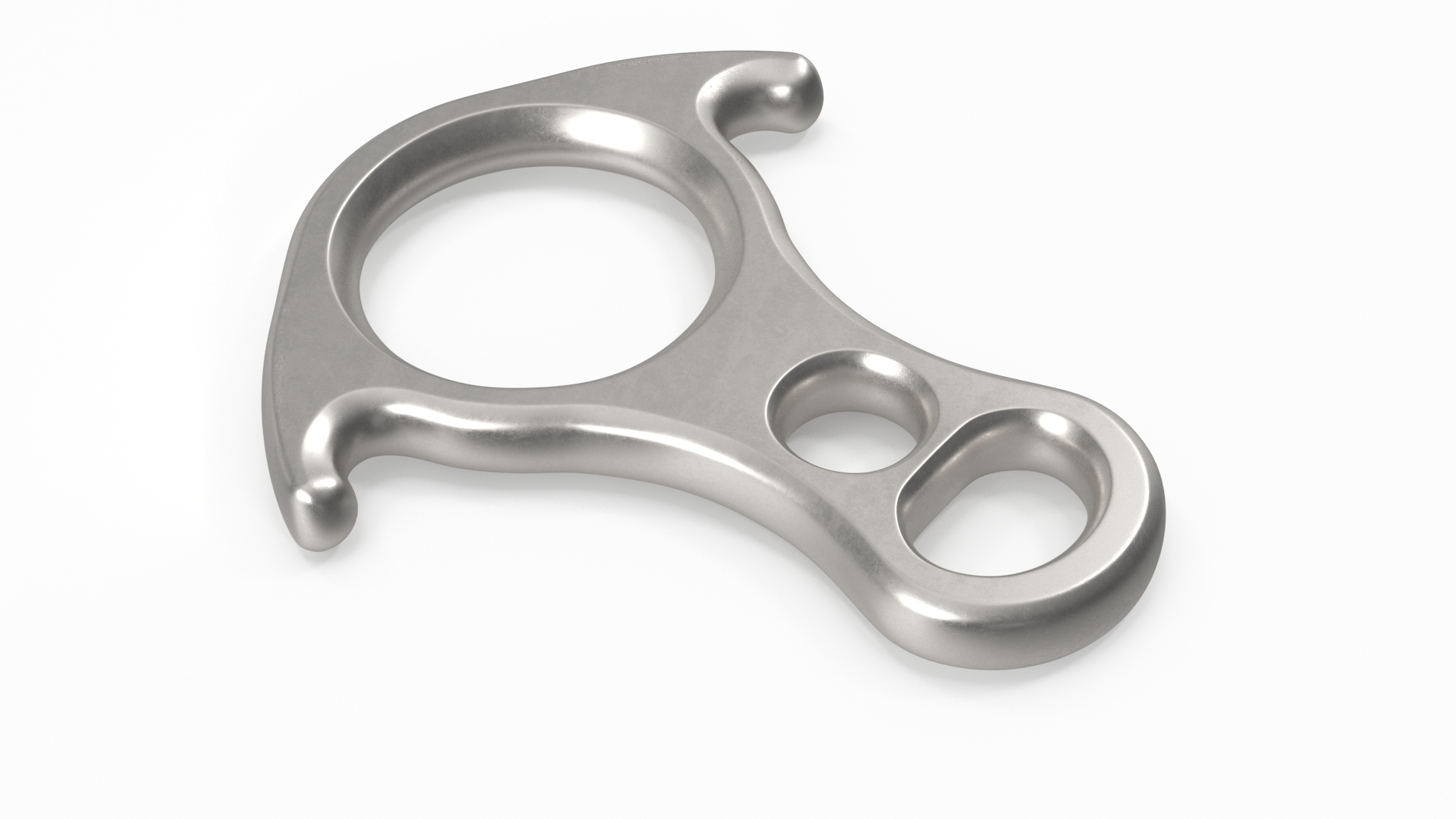 3D Stainless Steel Rescue Figure Eight Belay - TurboSquid 2191639