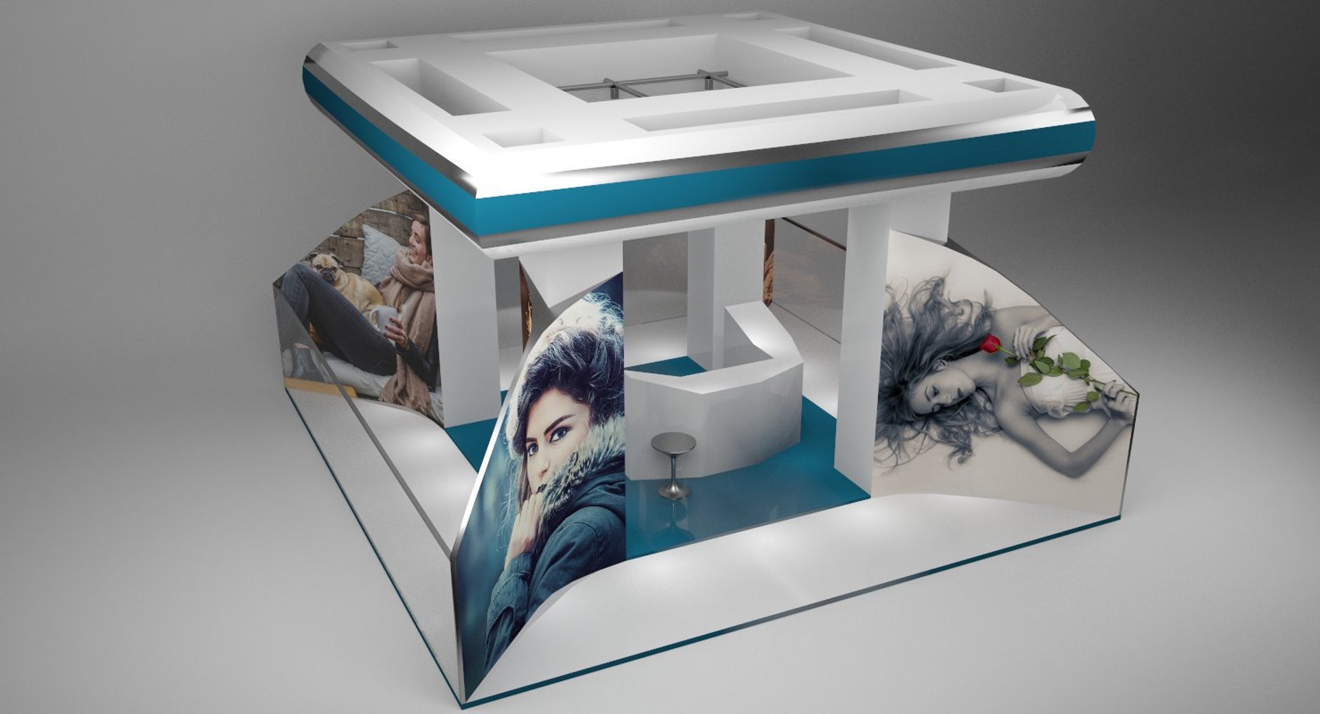 Exhibition Expo Stand Model - TurboSquid 1356636