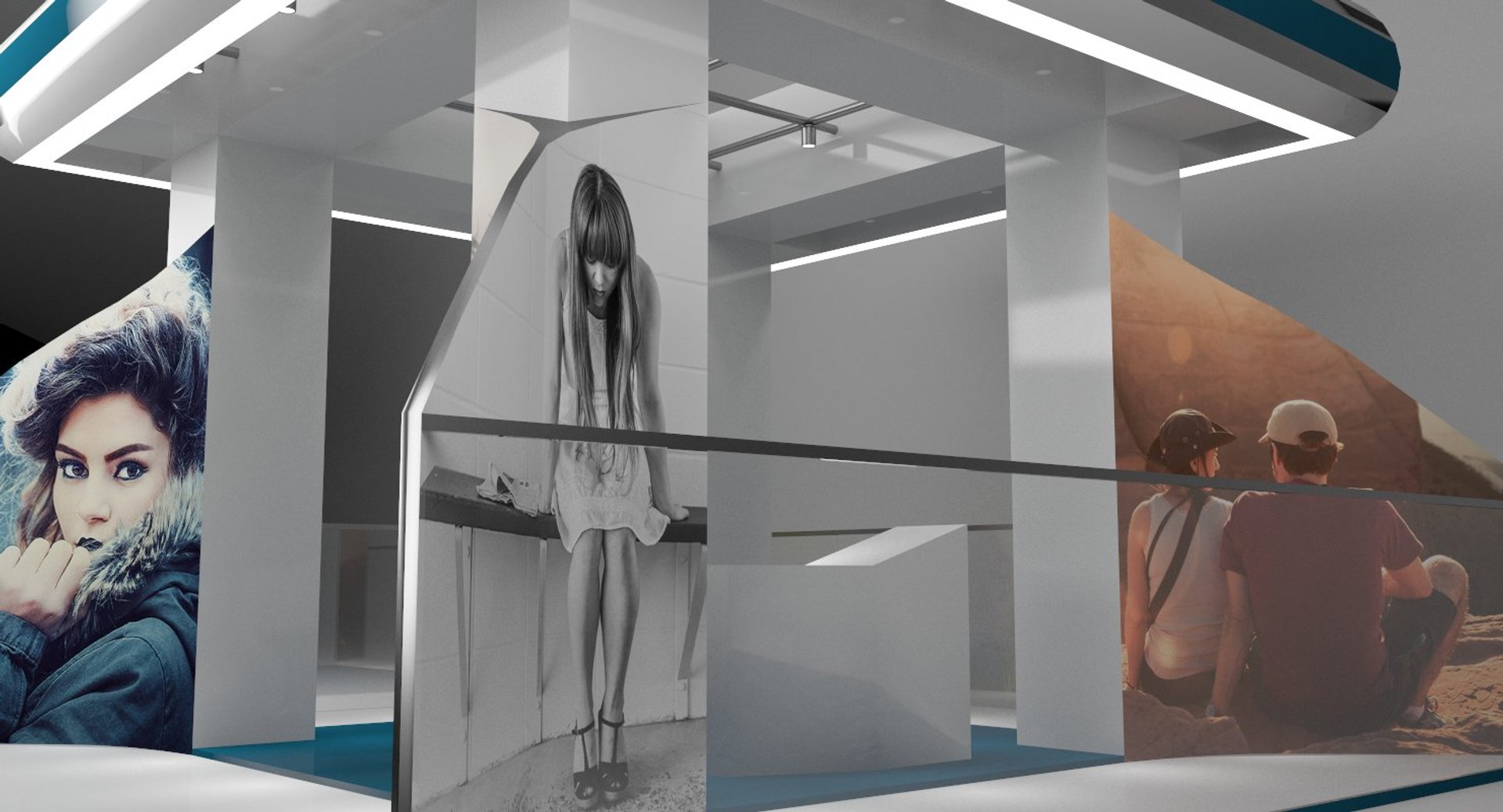 Exhibition Expo Stand Model - TurboSquid 1356636