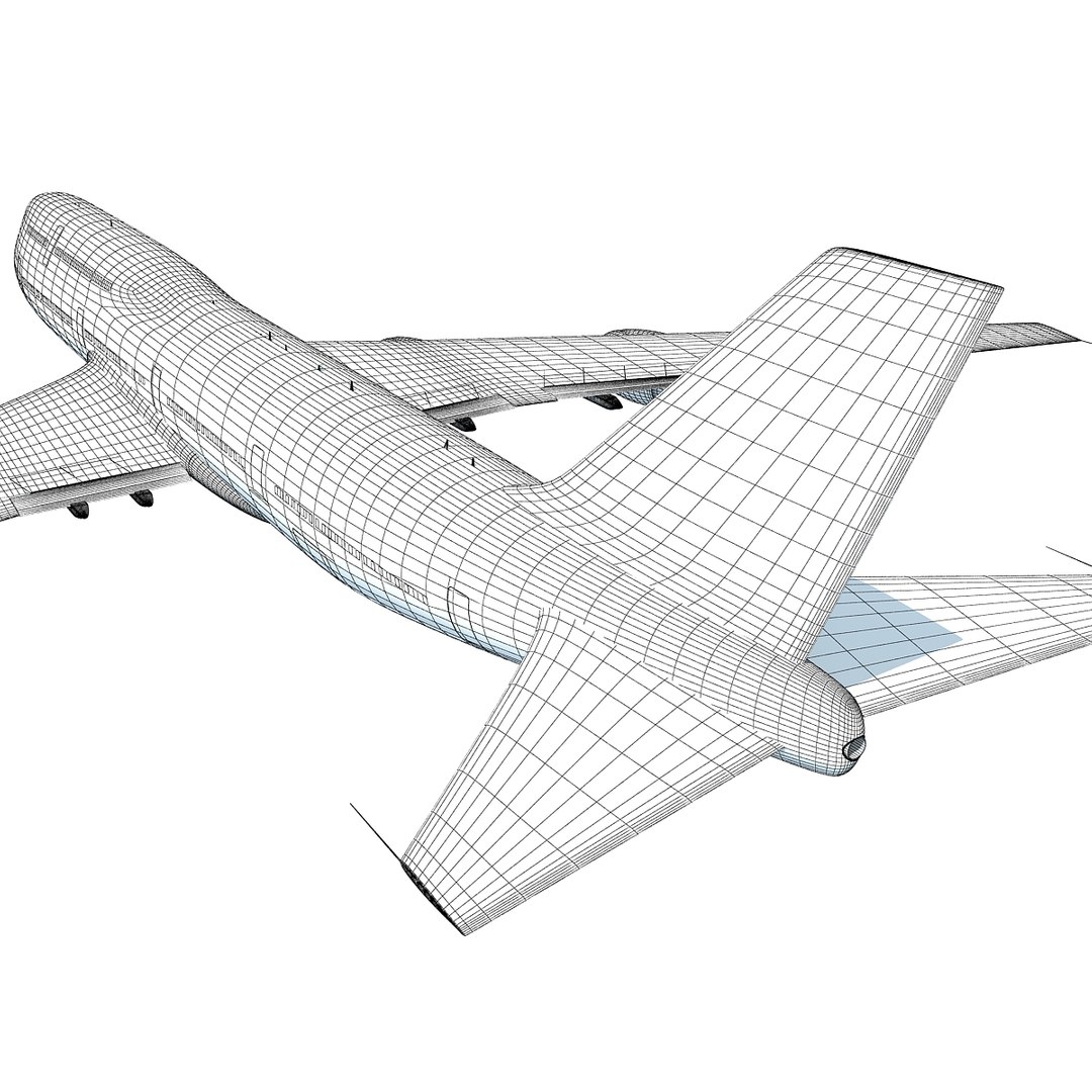 aircraft aerial scene air 3d model