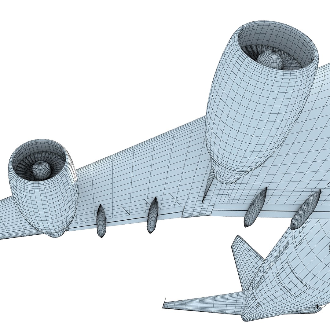aircraft aerial scene air 3d model