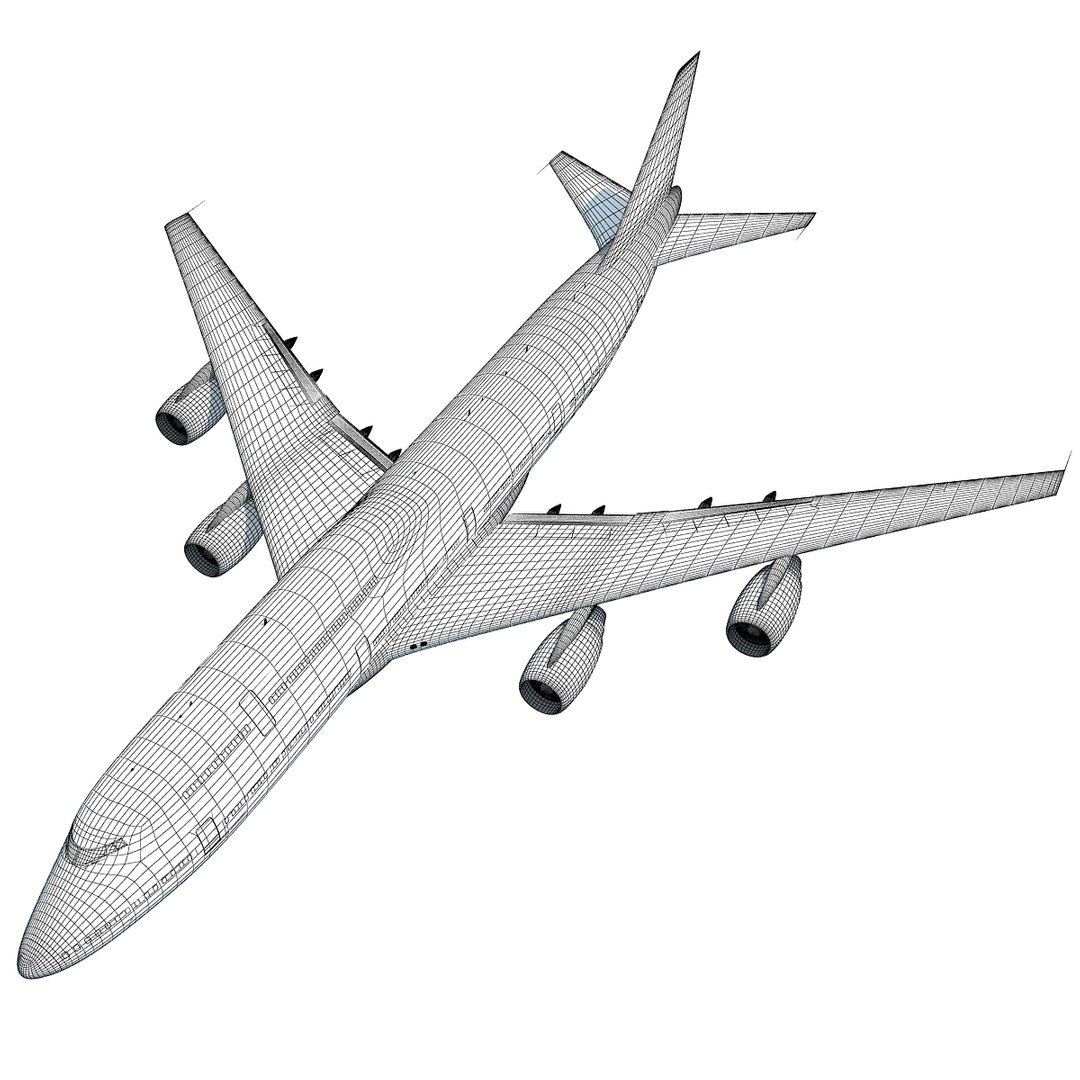 aircraft aerial scene air 3d model