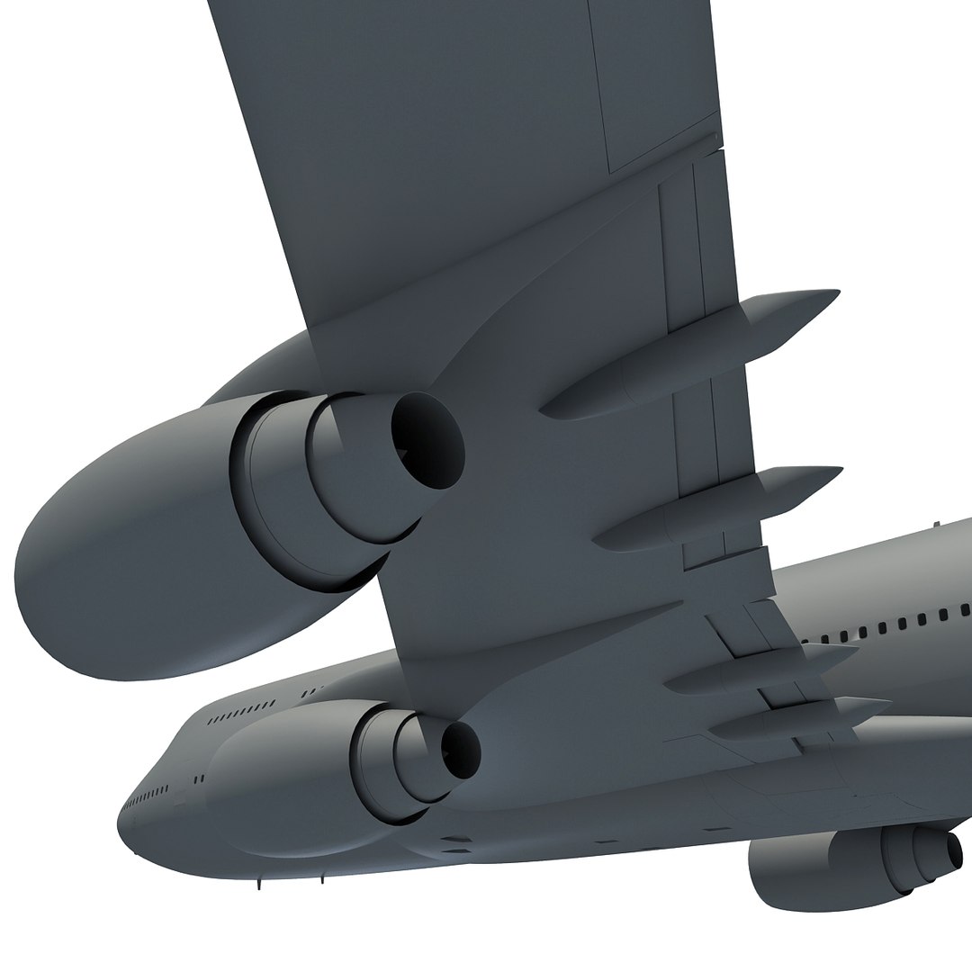 aircraft aerial scene air 3d model