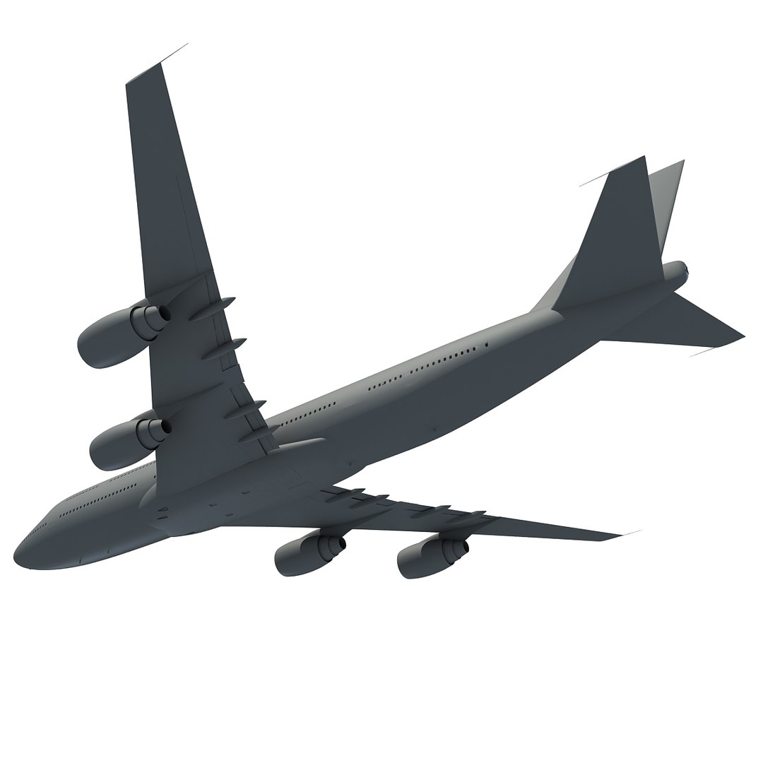 aircraft aerial scene air 3d model