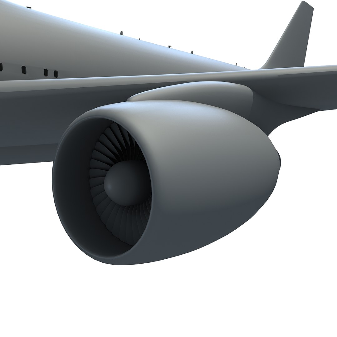 aircraft aerial scene air 3d model