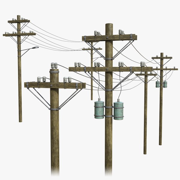 Utility Pole 3D Models for Download | TurboSquid
