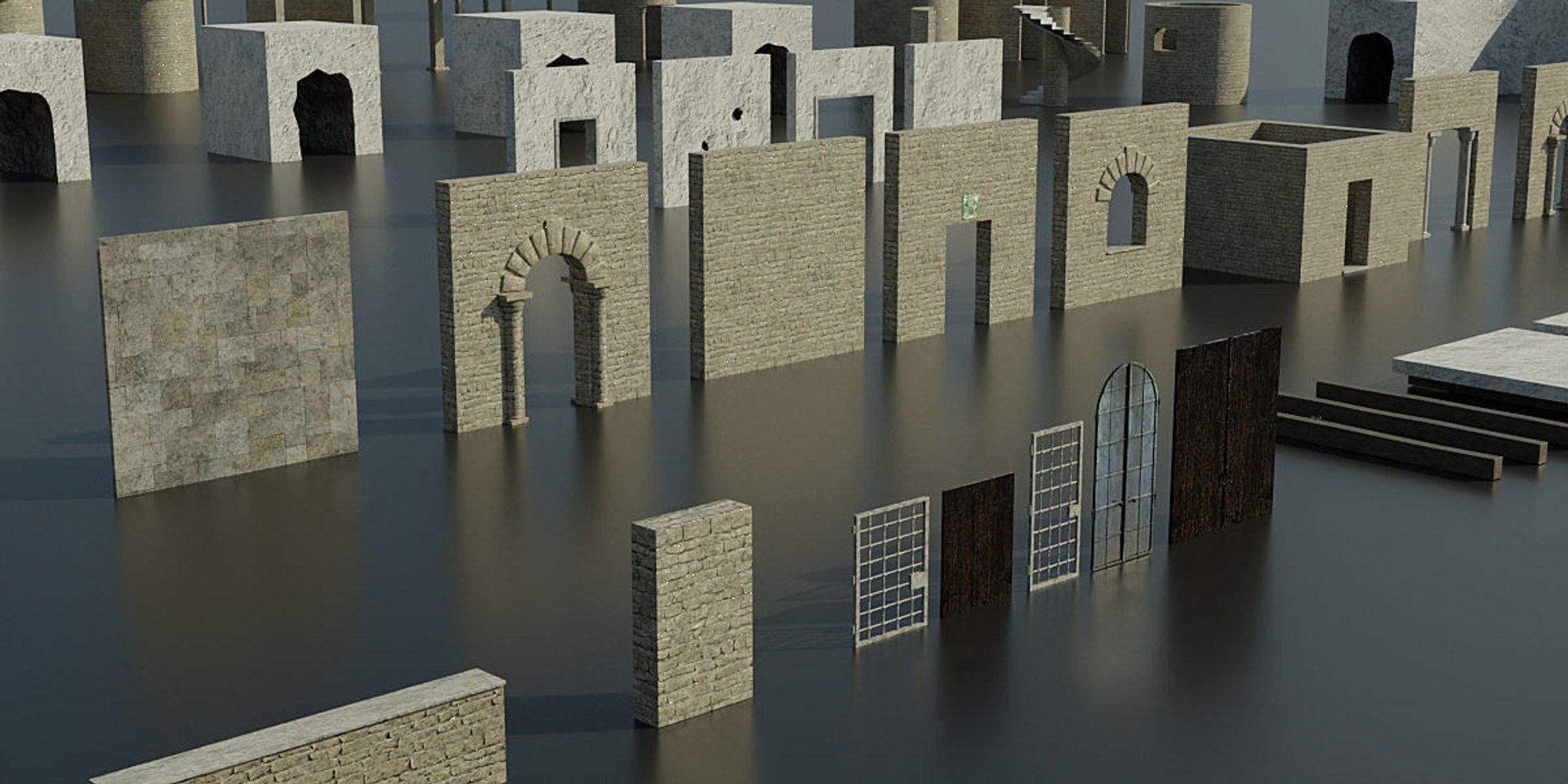 3D Dungeon - Asset Pack - Blender And FBX Model - TurboSquid 1728672