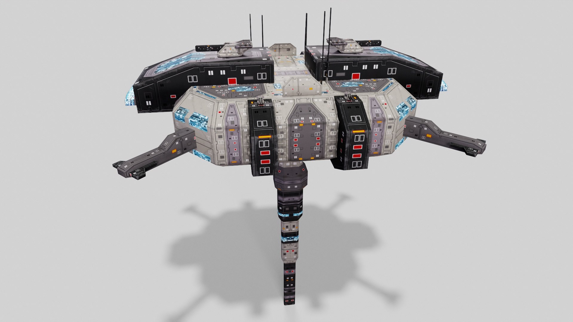 3D Sci-fi Space Dock - TurboSquid 2178461