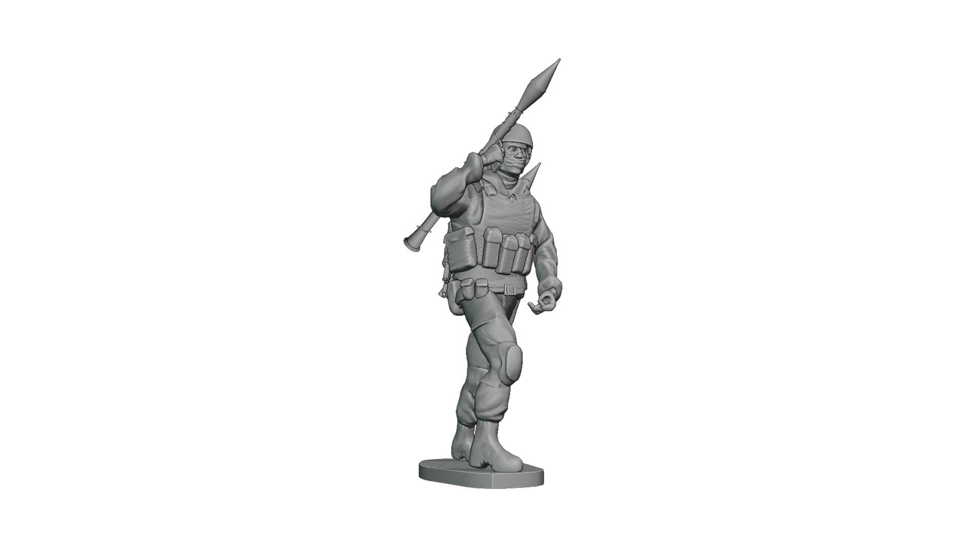 3D Set Of Soldiers In Different Poses Grenade Launchers - TurboSquid ...