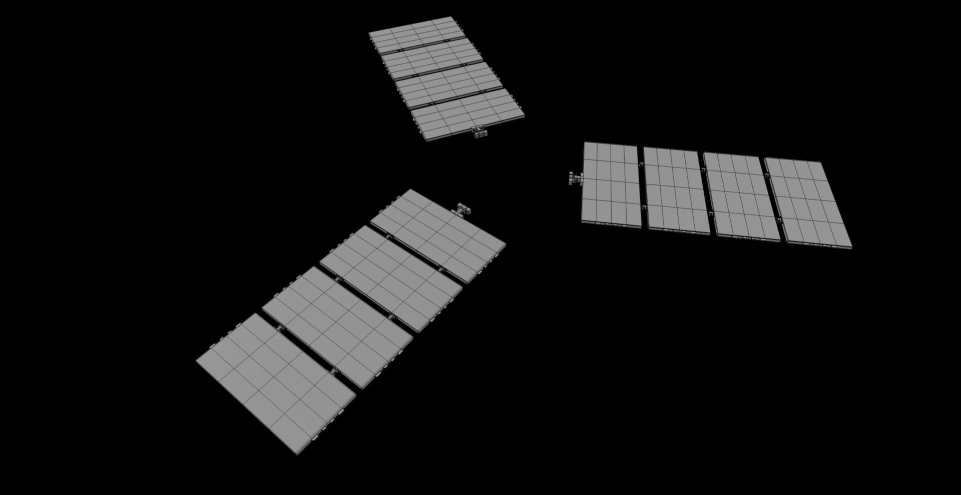 Satellite Solar Panels Model - TurboSquid 2307133