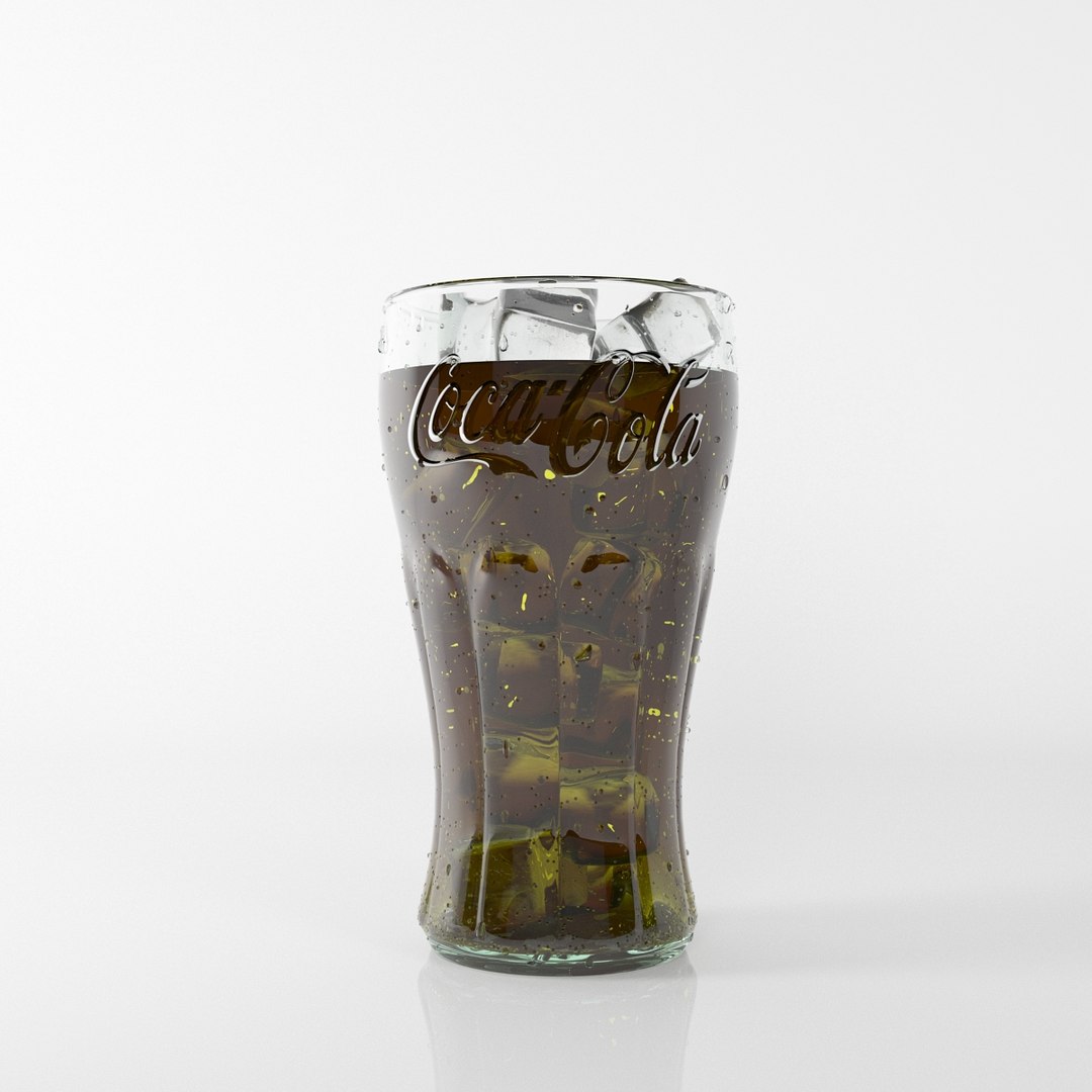 Max Coca Cola Soda Glass