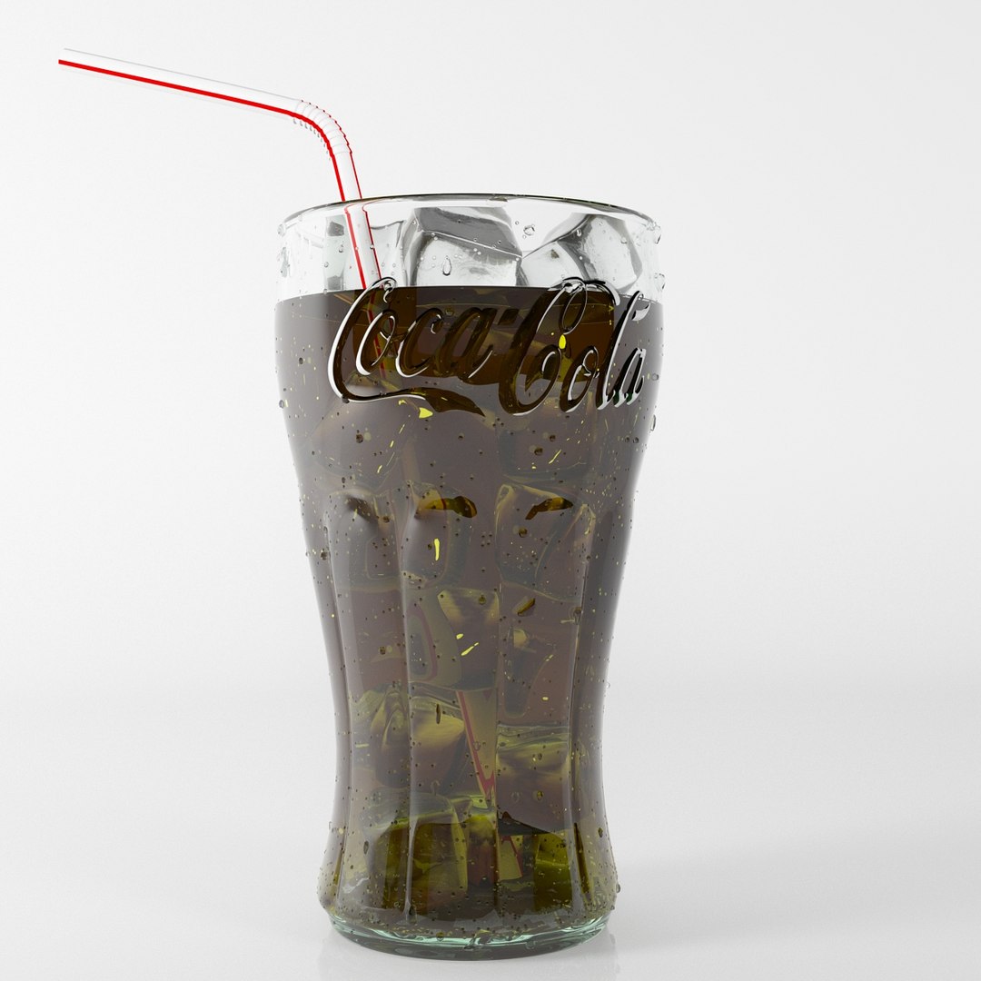 Max Coca Cola Soda Glass
