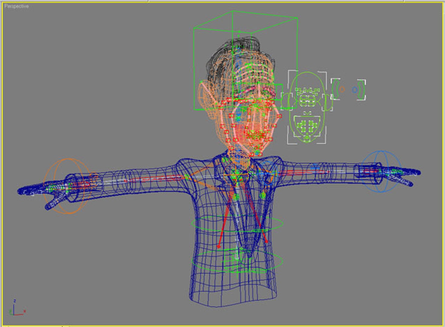 3d Toon Bush Body Model