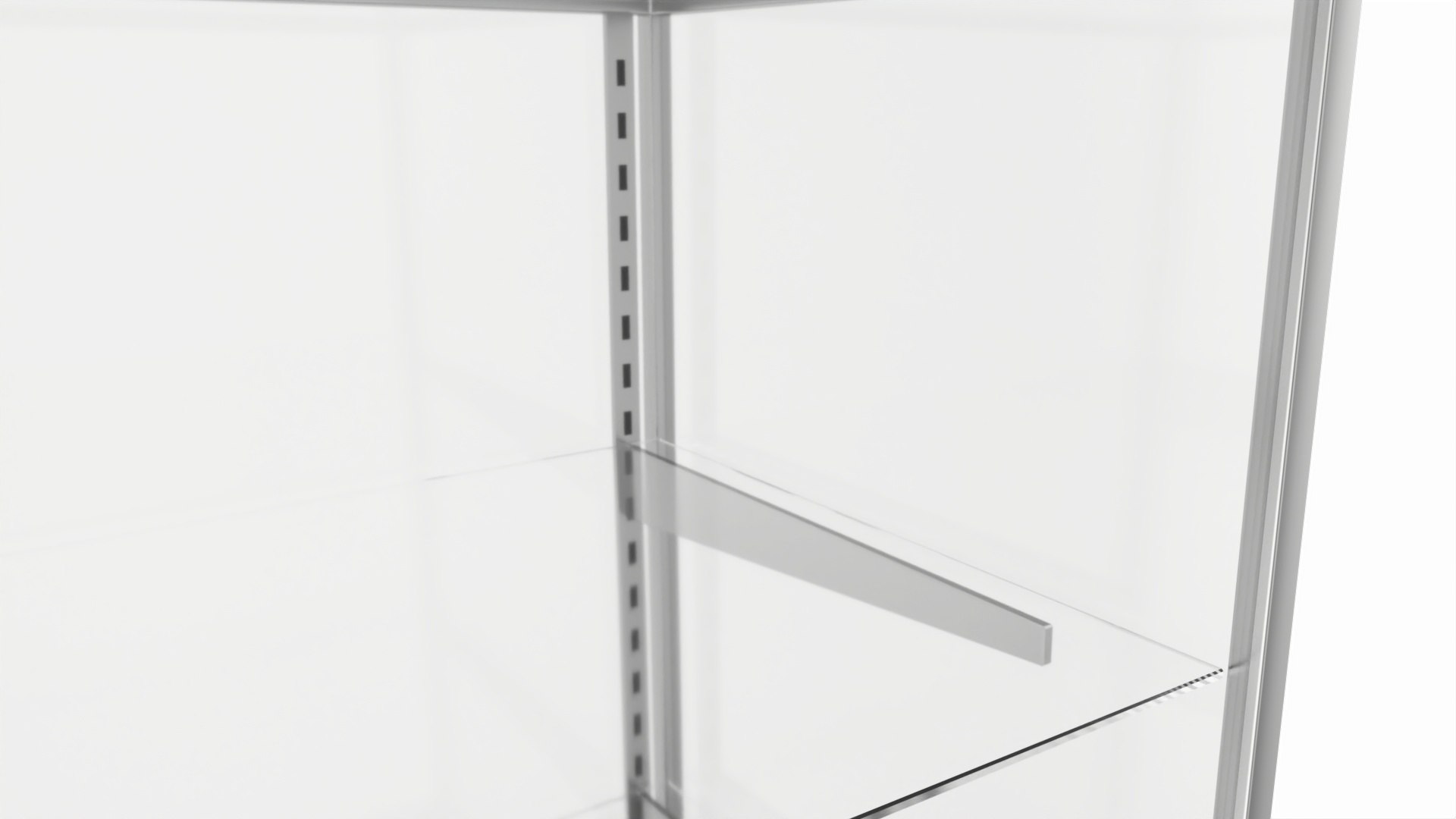 3D Model Store Glass Shelf Showcase Low - TurboSquid 2188207
