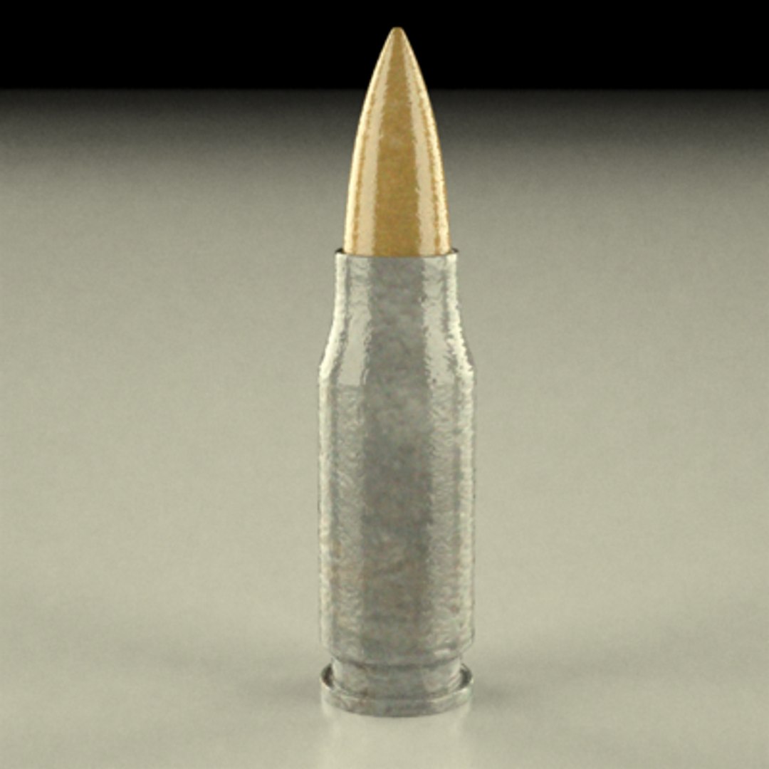 3d model of bullets