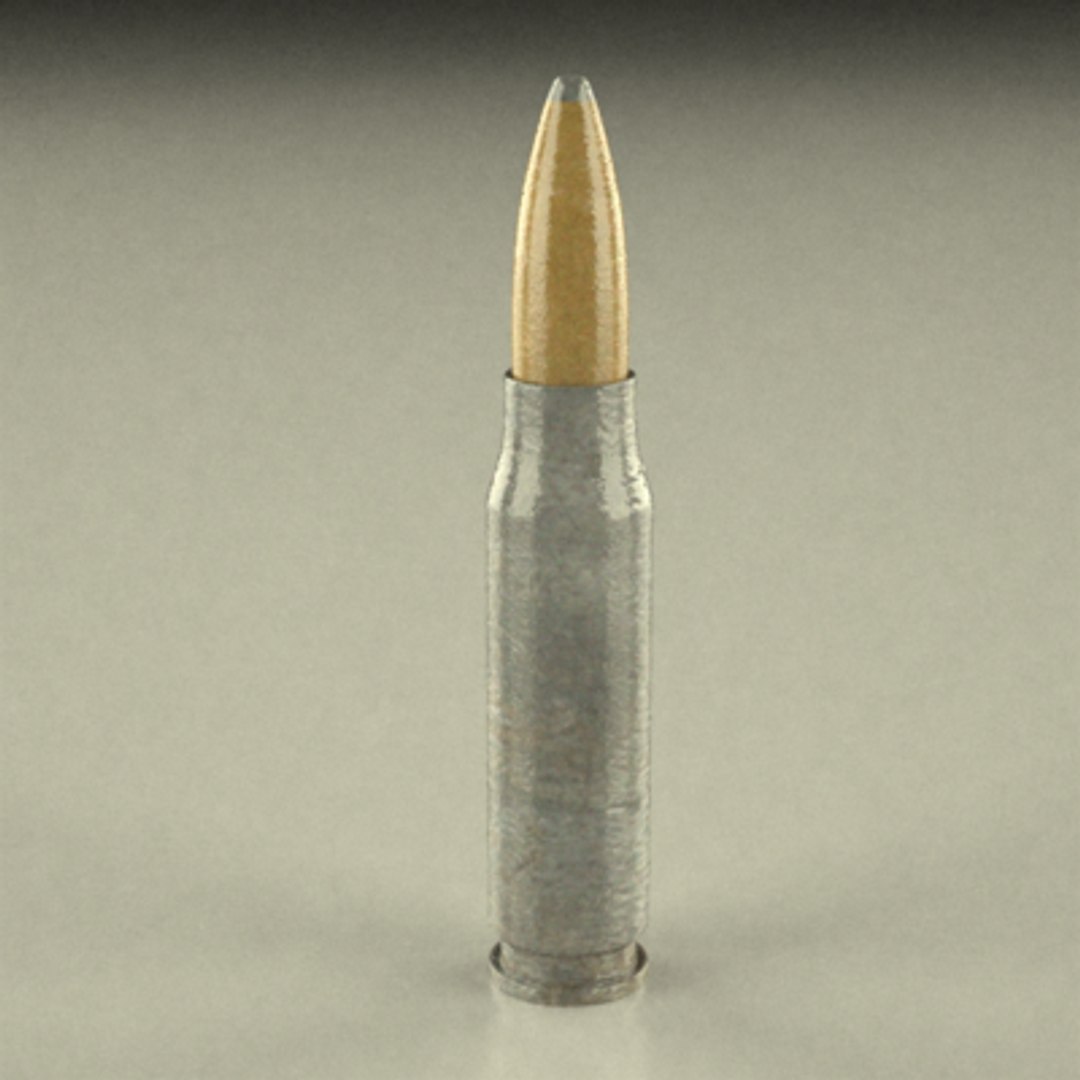 3d model of bullets