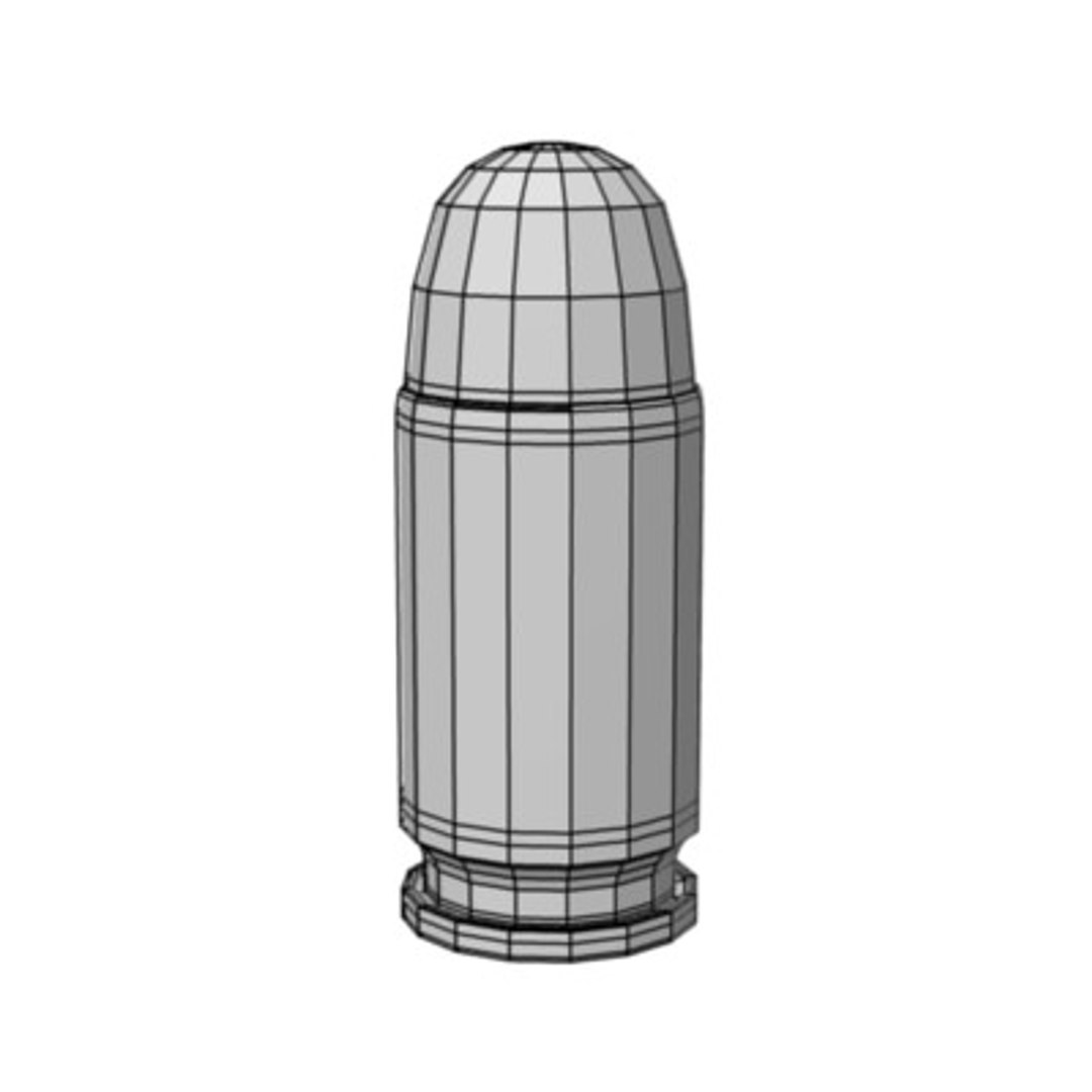 3d model of bullets