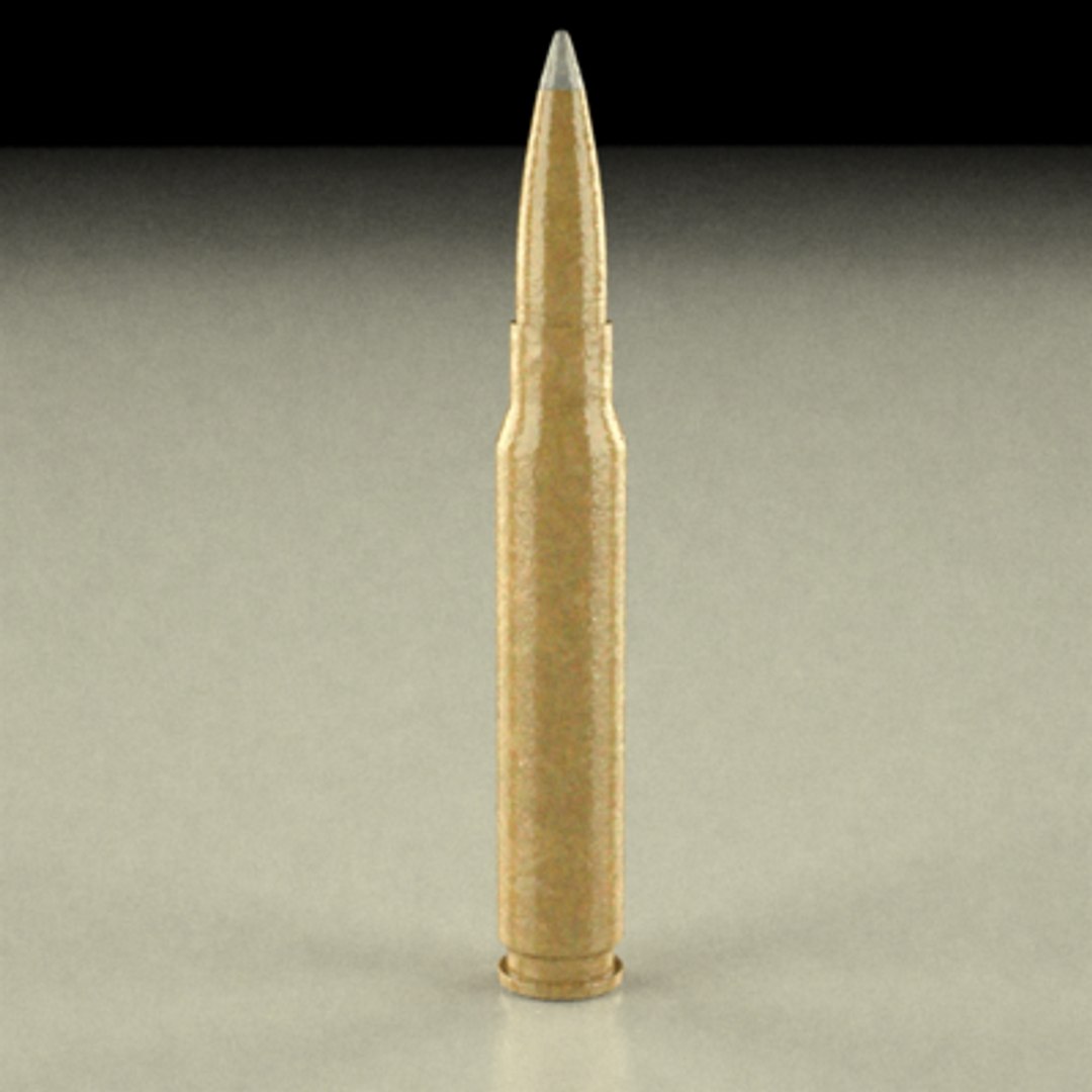3d model of bullets