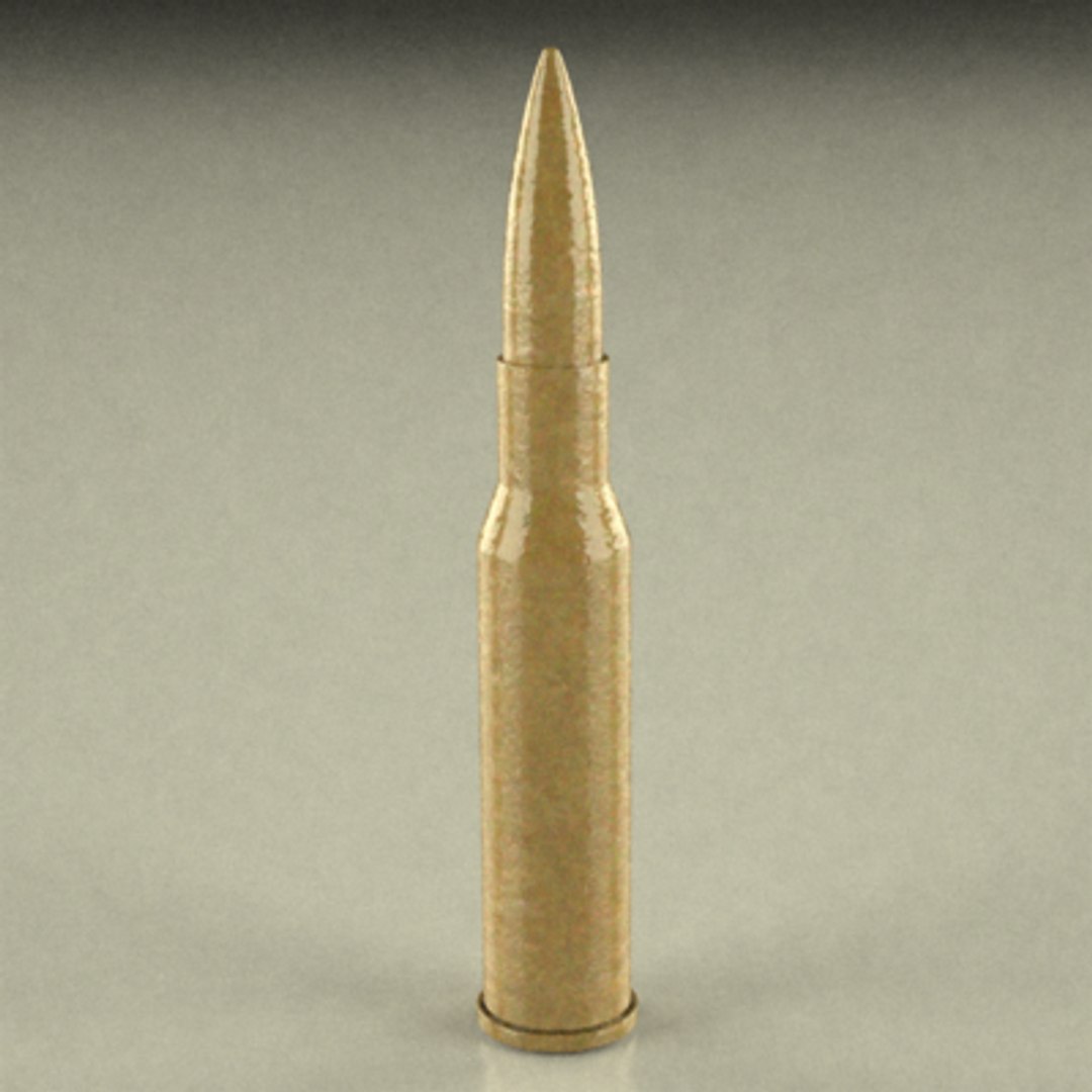 3d model of bullets