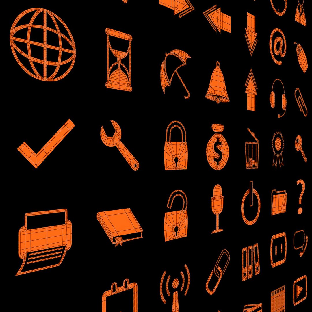 Symbols Part N4 3D Model - TurboSquid 2031731