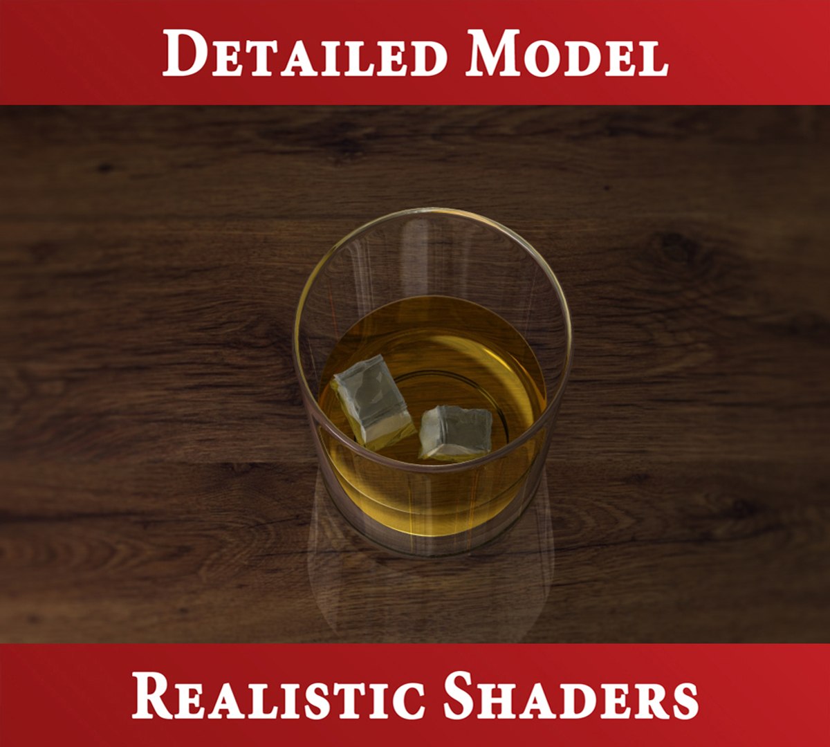 3d Model Whisky Glass