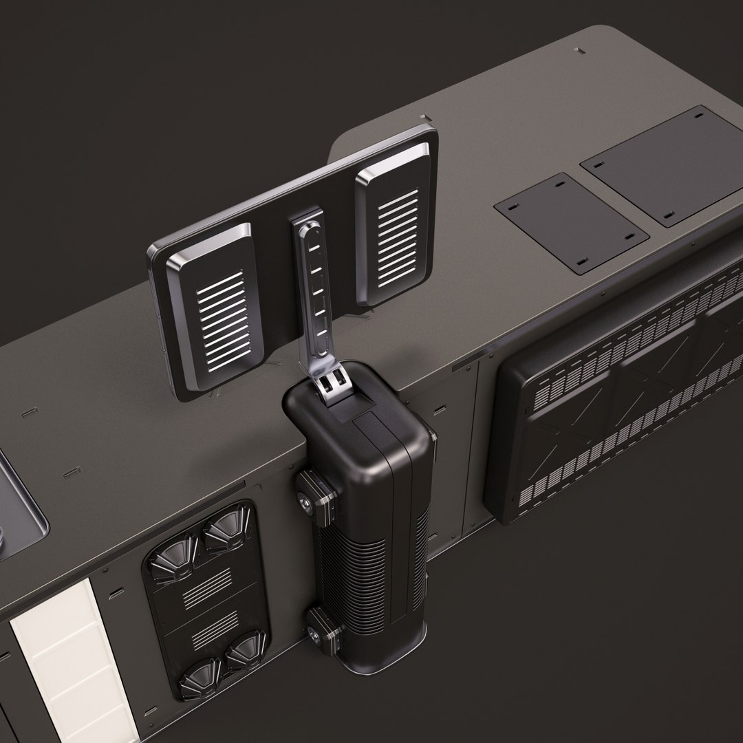 Sci Fi Lab Table 3D - TurboSquid 1236015