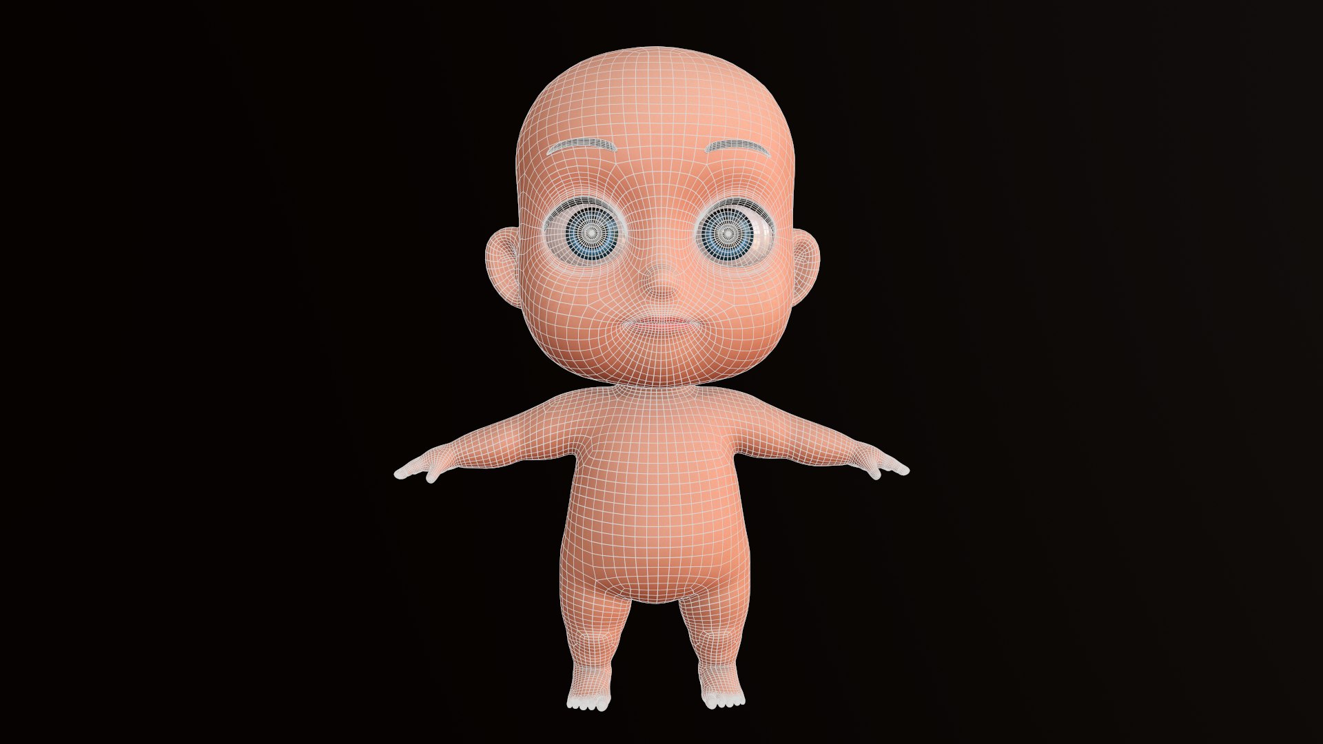 3D Model Base Baby Boy Rig - TurboSquid 1386988
