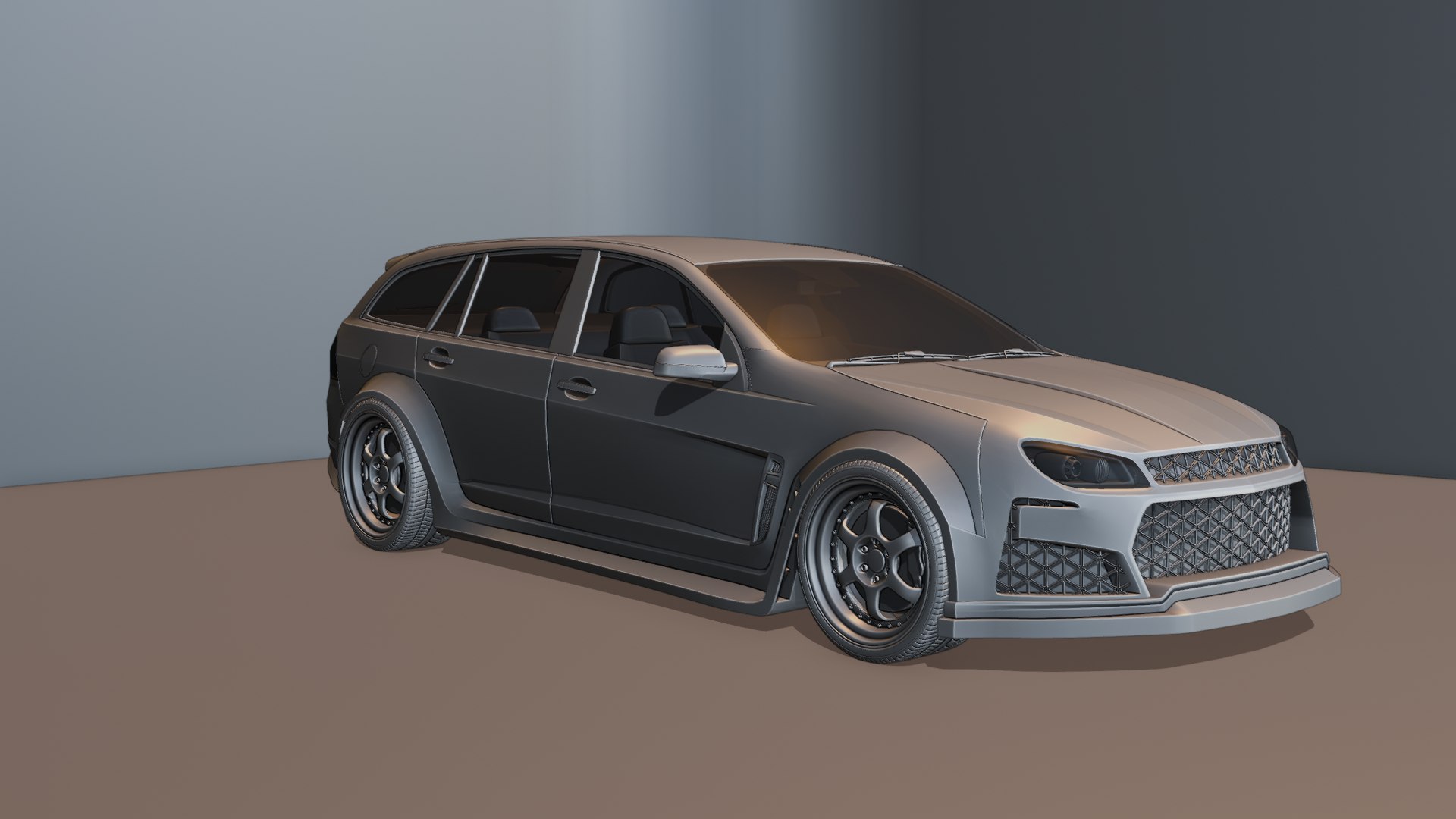 Widebody Wagon High Poly Concept Car 3D Model 3D Model - TurboSquid 2395415