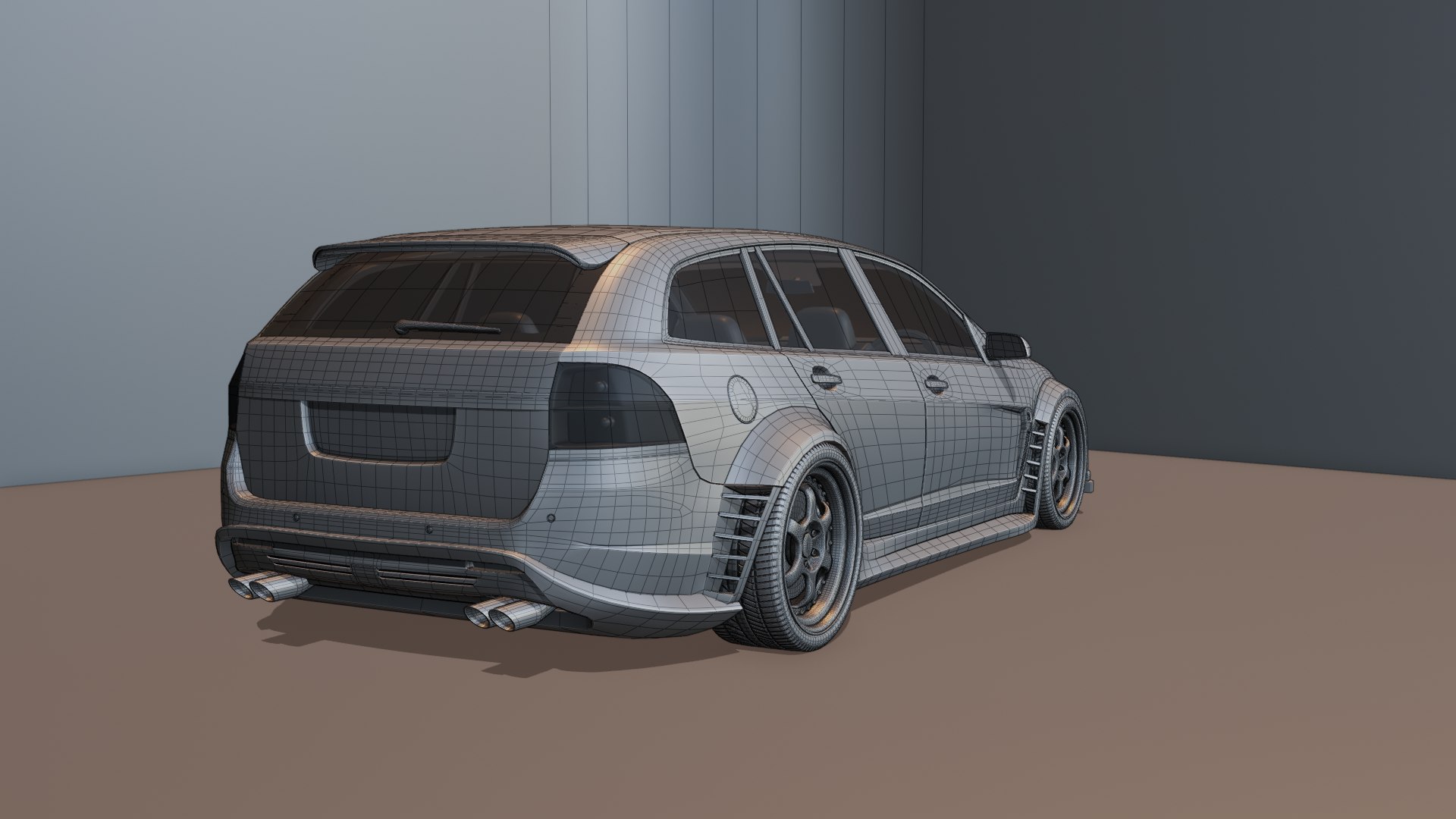 Widebody Wagon High Poly Concept Car 3D Model 3D Model - TurboSquid 2395415