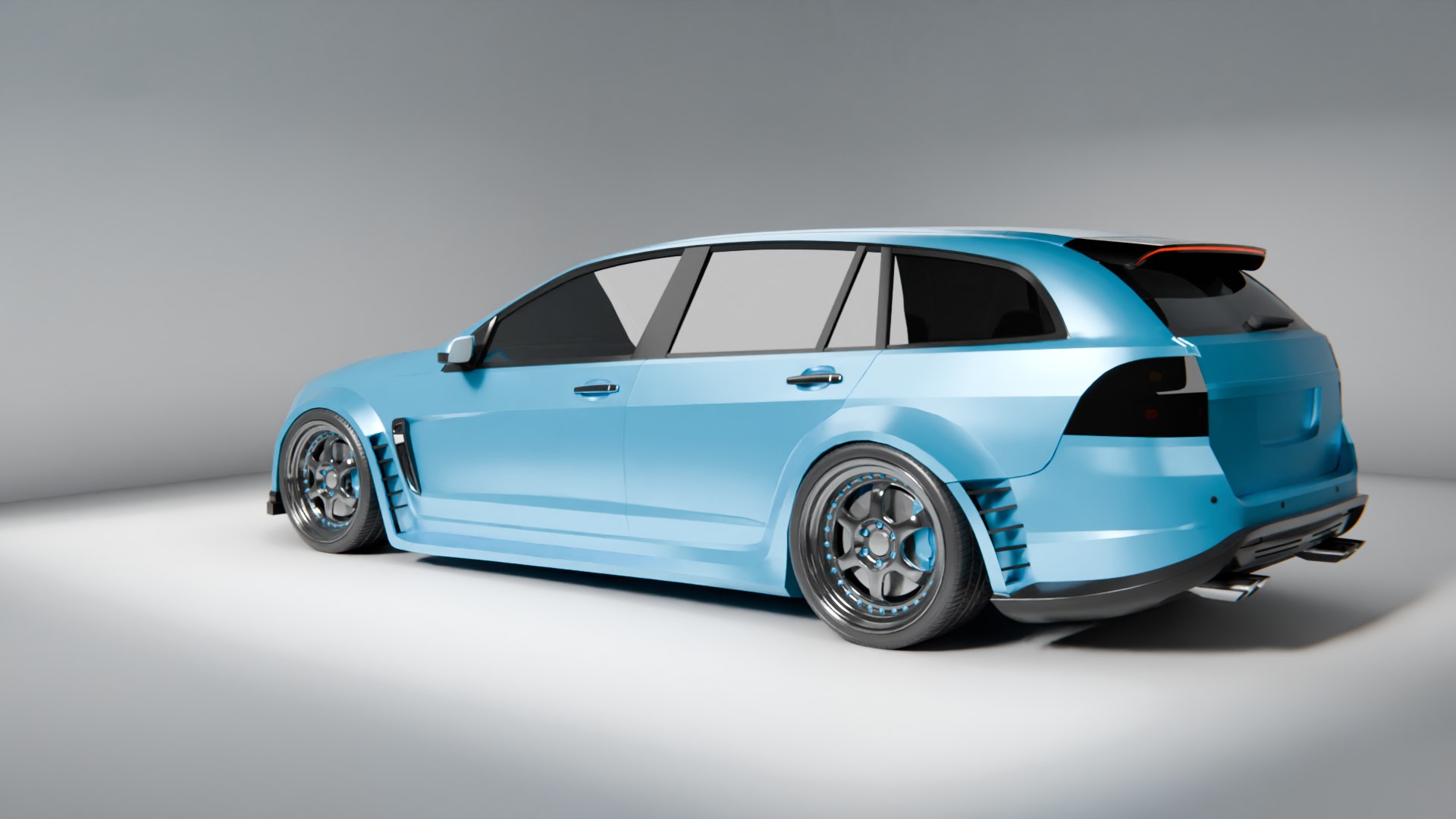 Widebody Wagon High Poly Concept Car 3D Model 3D Model - TurboSquid 2395415