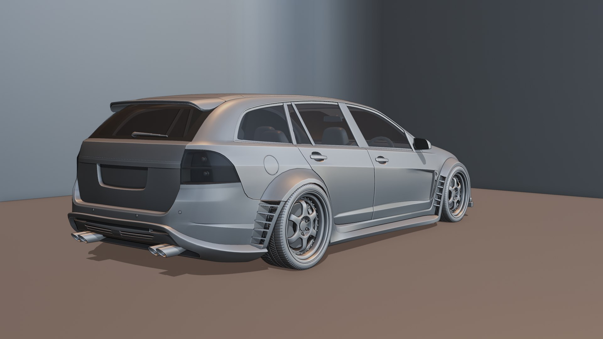 Widebody Wagon High Poly Concept Car 3D Model 3D Model - TurboSquid 2395415