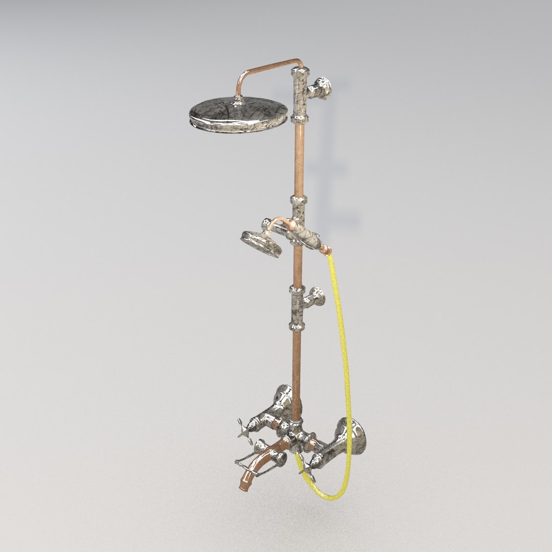Shower 3D model - TurboSquid 1197912