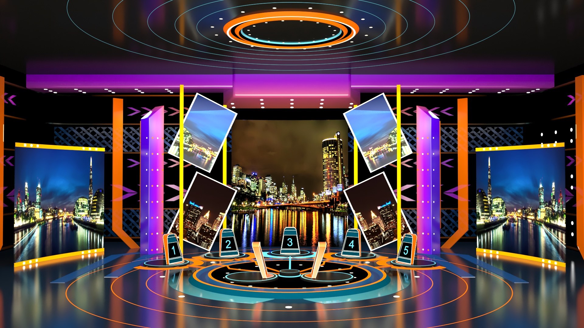 3D 3D Model Tv Studio Design Model - TurboSquid 1886627