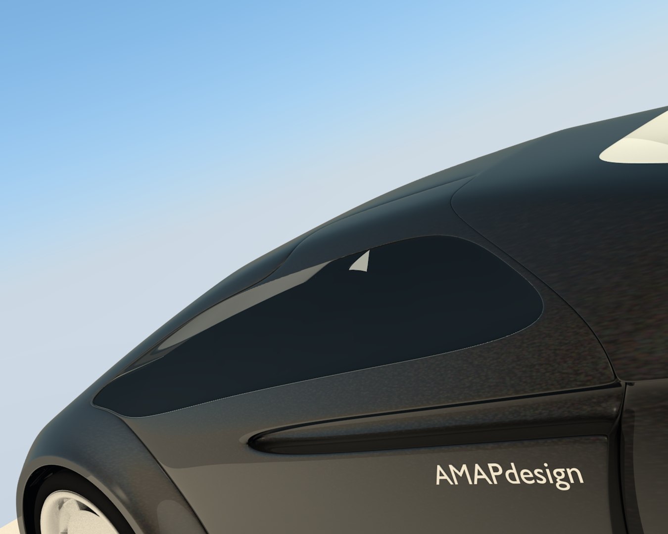 3d Model Futuristic Concept Sports Car