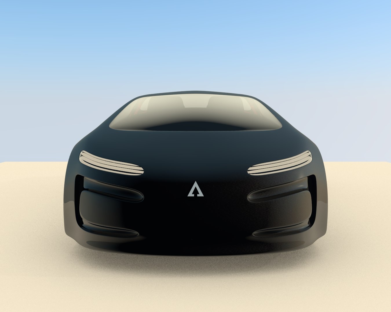 3d Model Futuristic Concept Sports Car