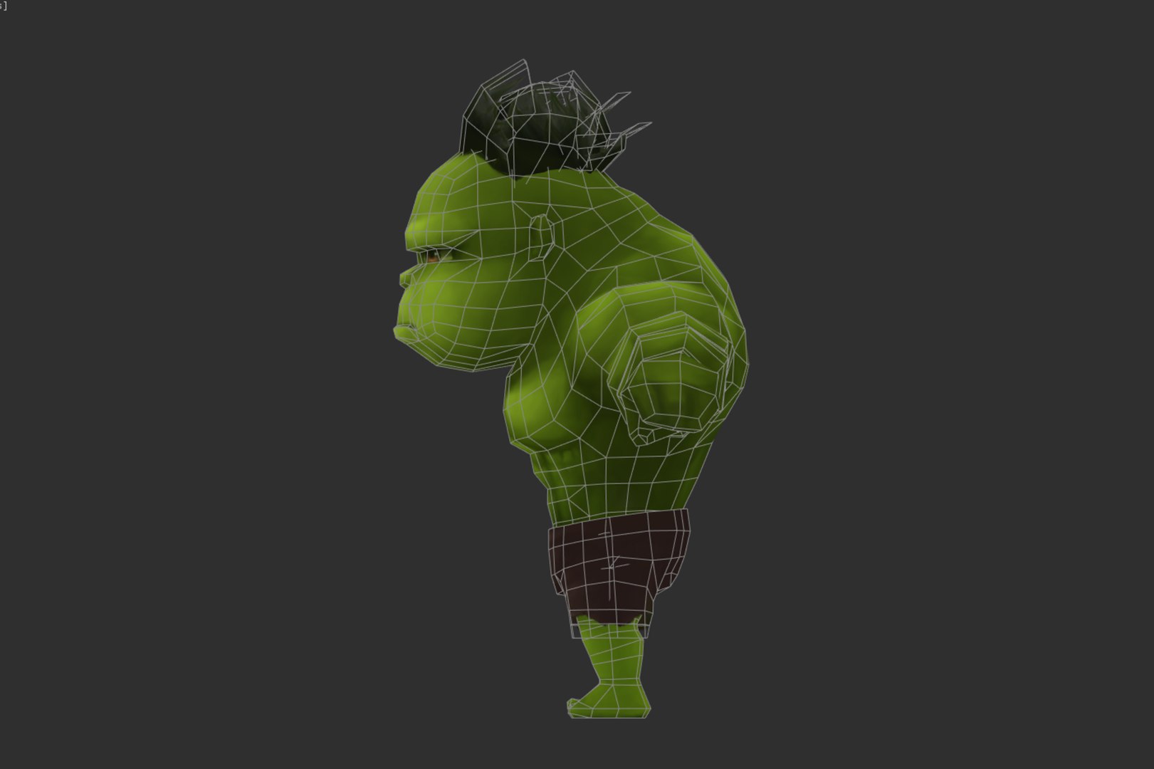 3D model Hulk 1 Hand-Painted Low-Poly 3D Game Assets - TurboSquid 2095291