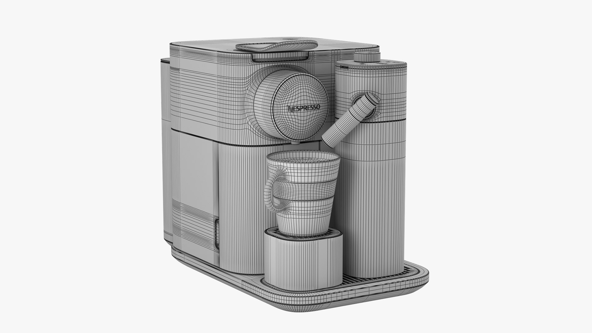 Nespresso Gran Lattissima Espresso 3D Model - TurboSquid 1644283