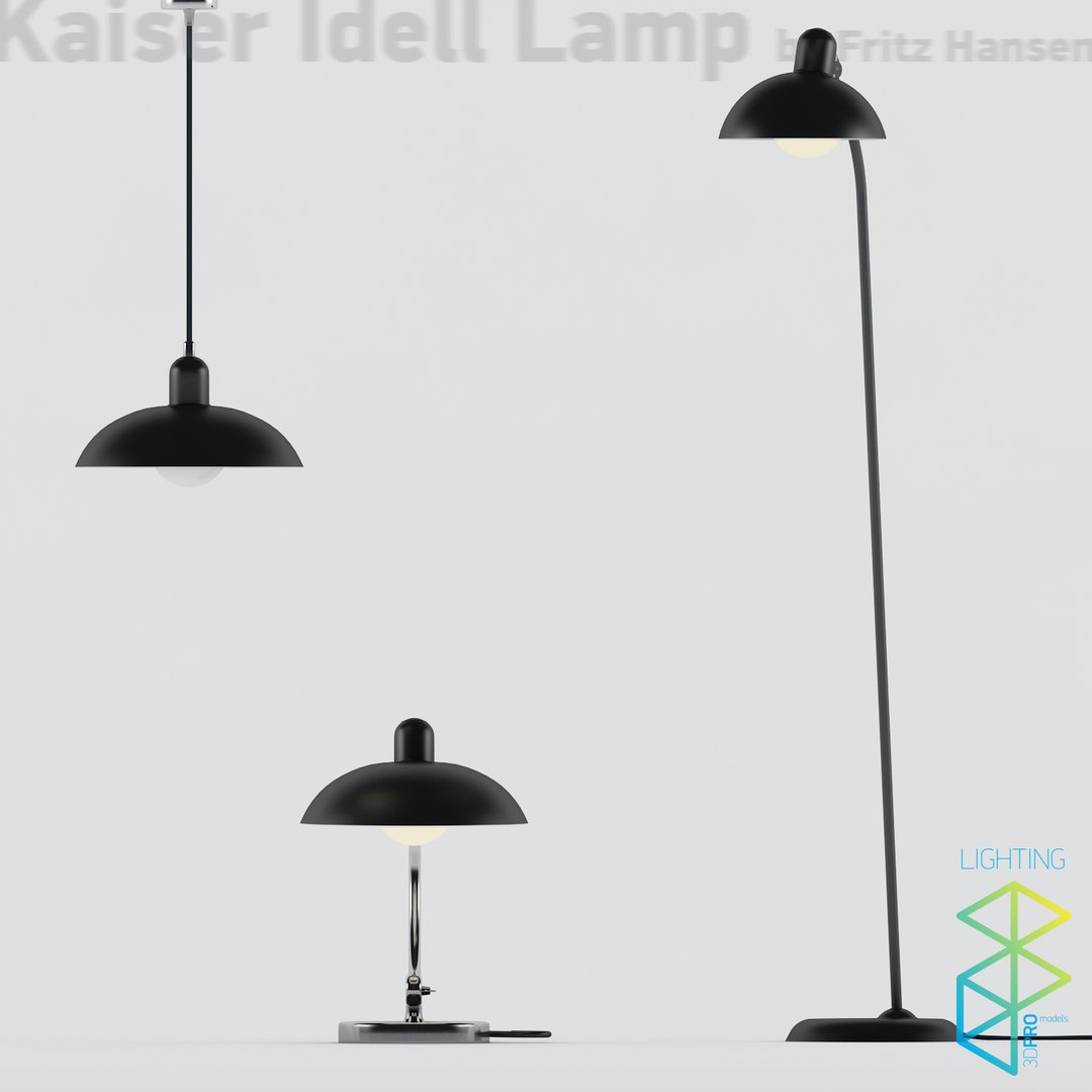 Kaiser Idell Lamps 3d Model